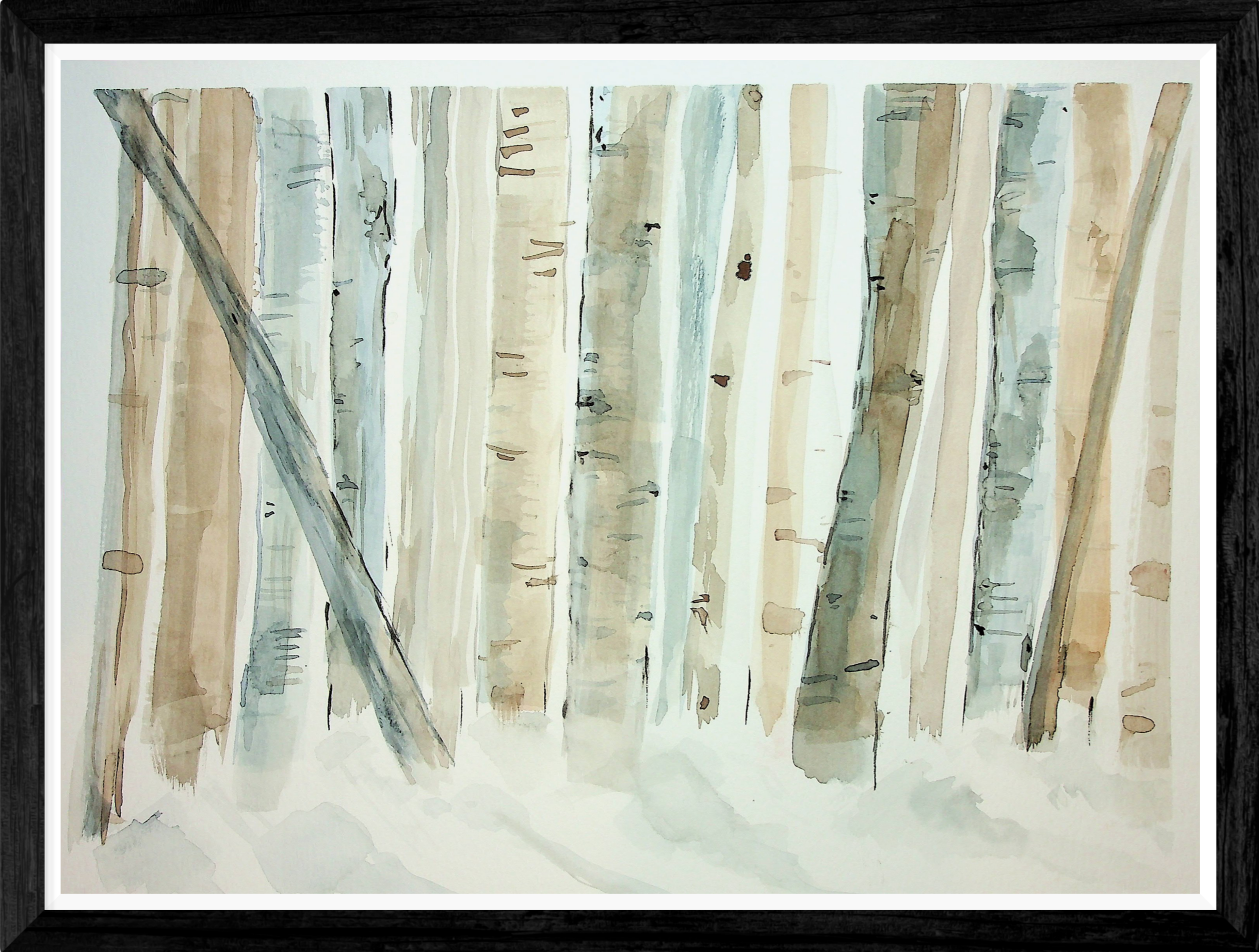 Birch Forest – Wanda's Watercolors